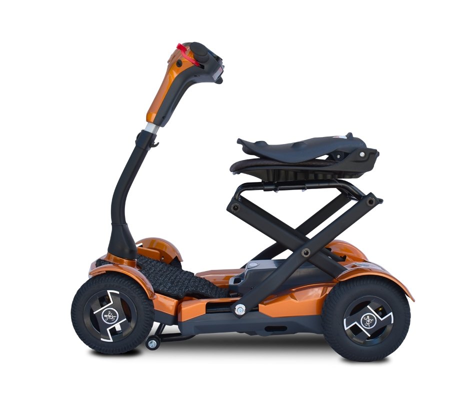 Ev Rider Teqno Scooter Automatic Folding At The Push Of A Button