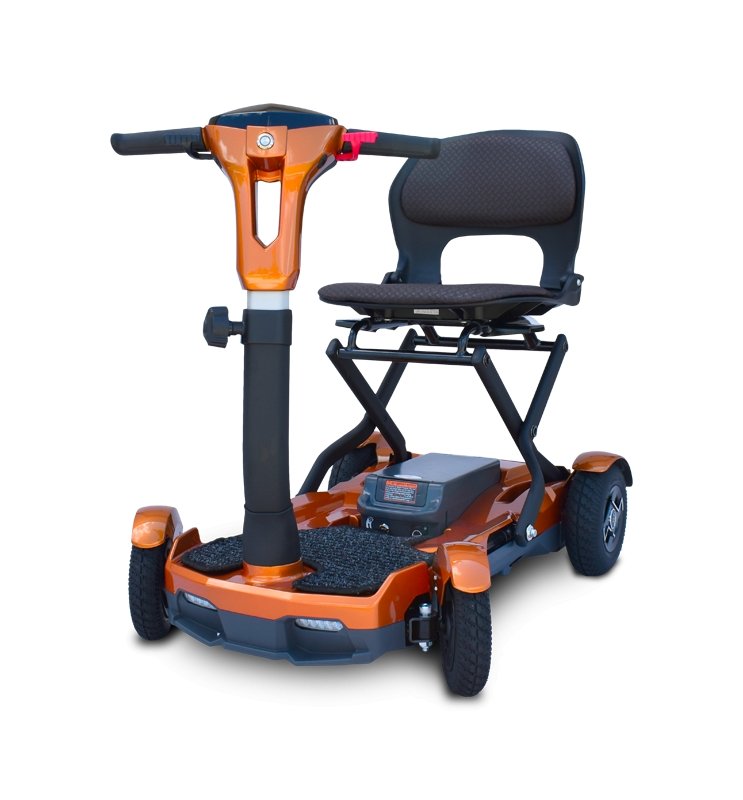 Ev Rider Teqno Scooter Automatic Folding At The Push Of A Button
