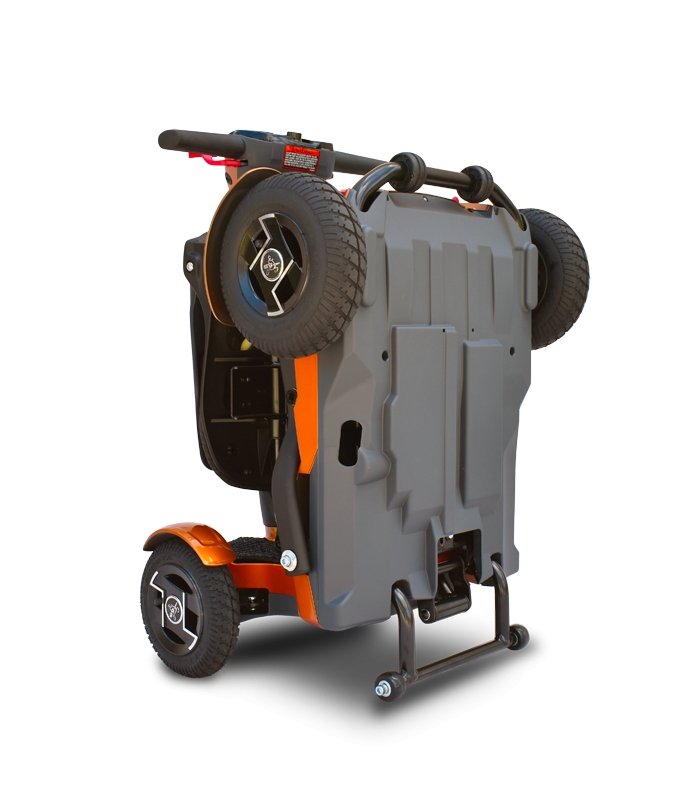 Ev Rider Teqno Scooter Automatic Folding At The Push Of A Button