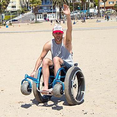 Lasher Beach Wheelchair – Rugged Manual Chair for Sand, Surf & Trails ...